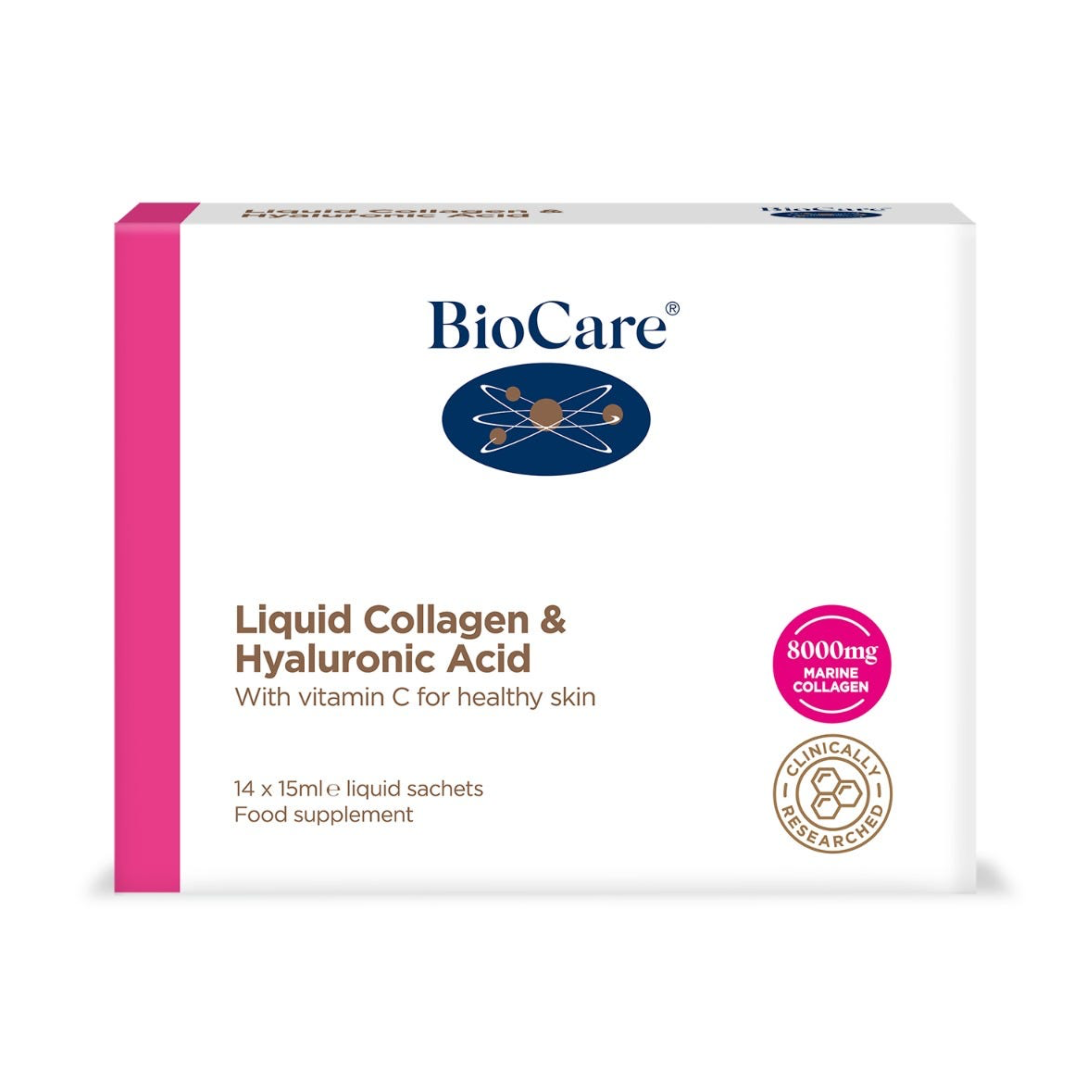 BioCare - Liquid Collagen & Hyaluronic Acid 14 Liquid Sachets – The ...