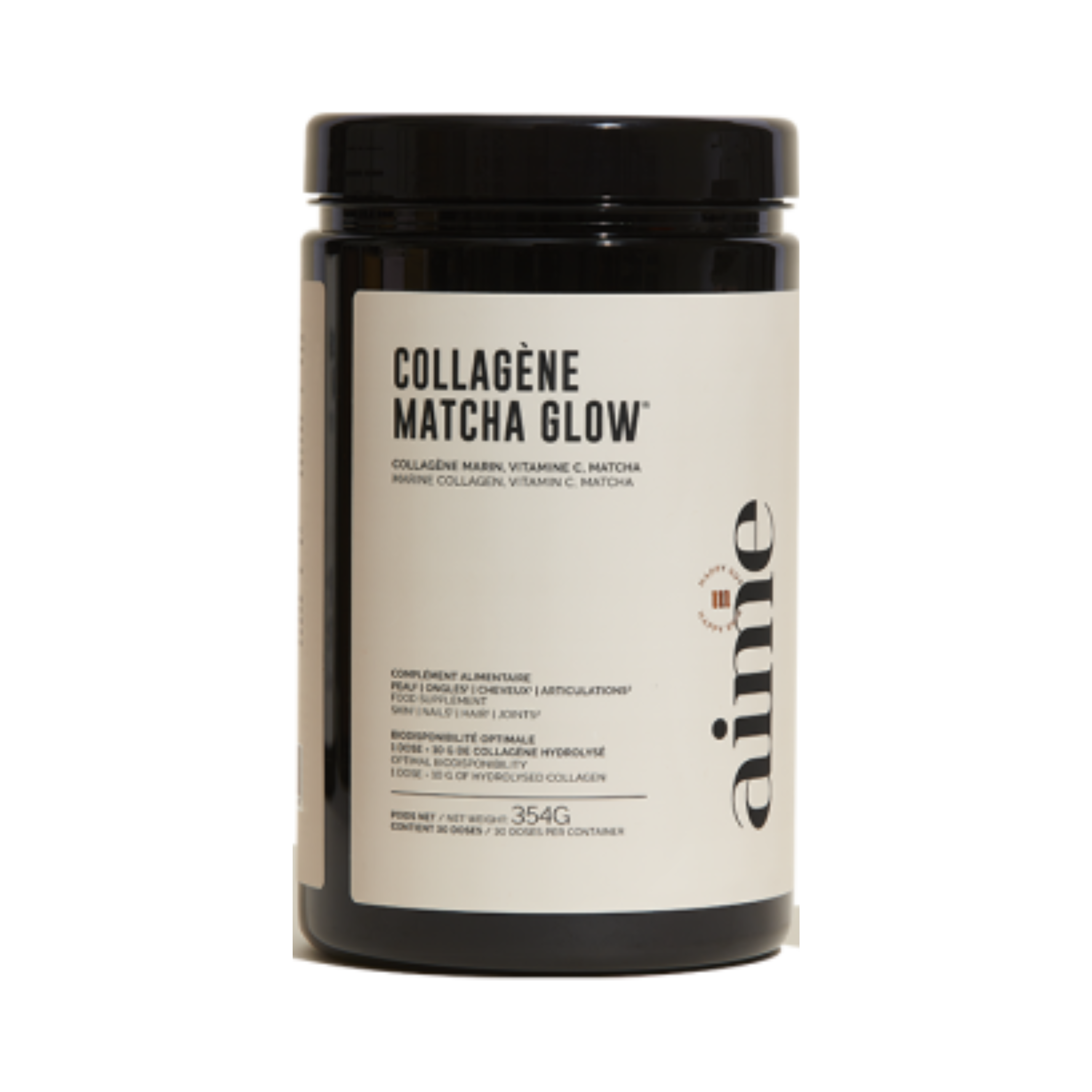 Aime - Collagen Matcha Glow Supplement 354g – The French Pharmacy