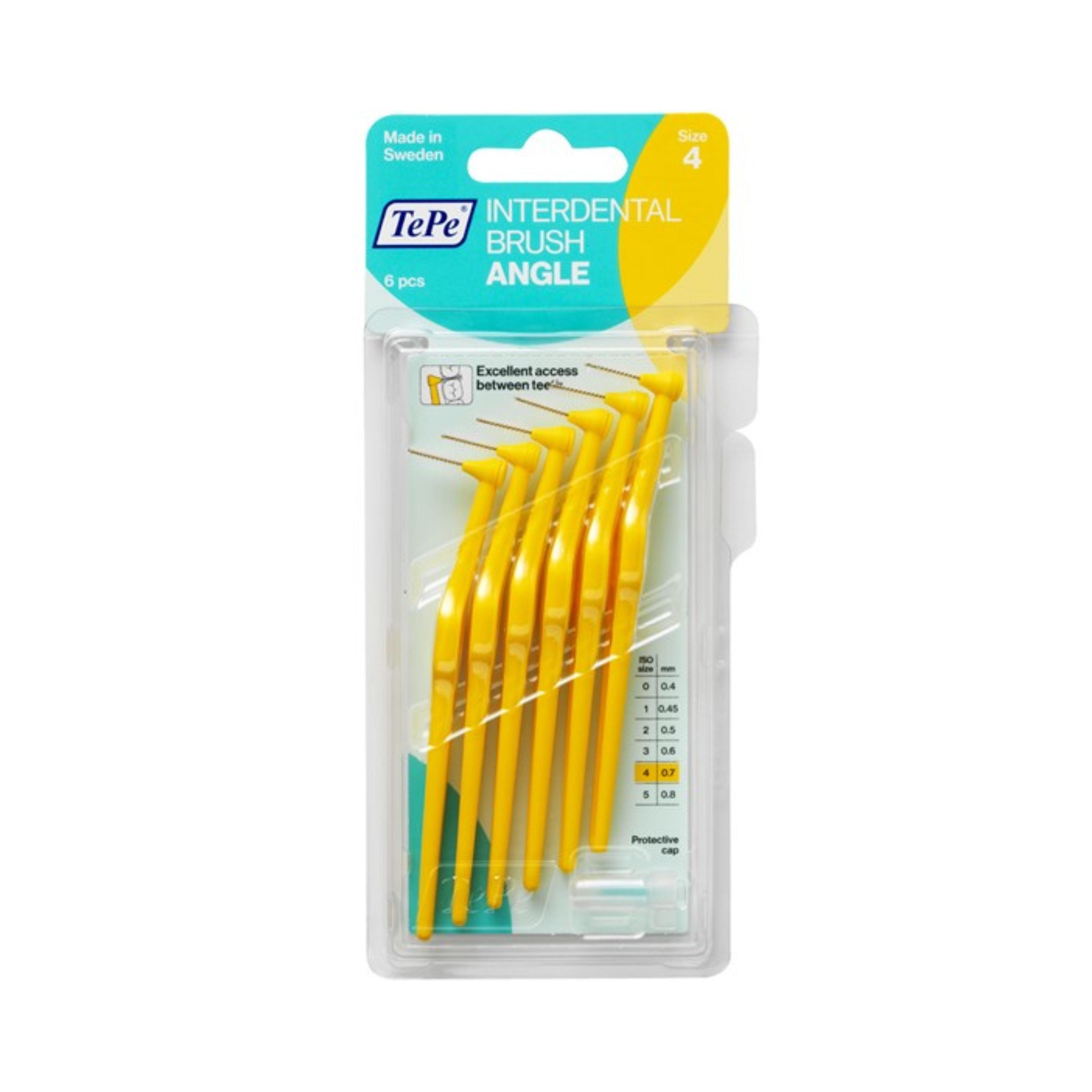 Tepe - Interdental Brush Angle Size 4 Yellow – The French Pharmacy