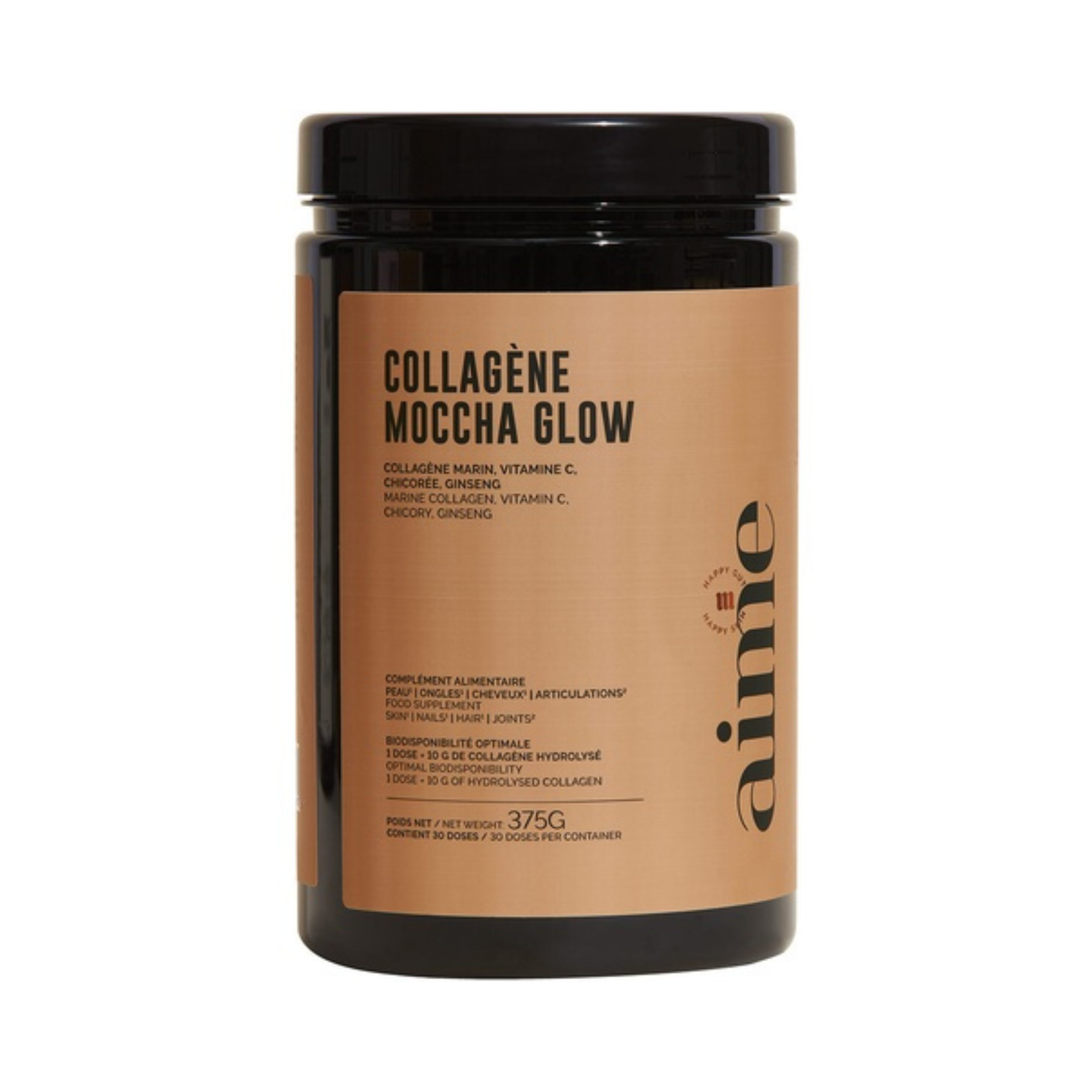 Aime - Collagen Moccha Glow Supplement 375g – The French Pharmacy