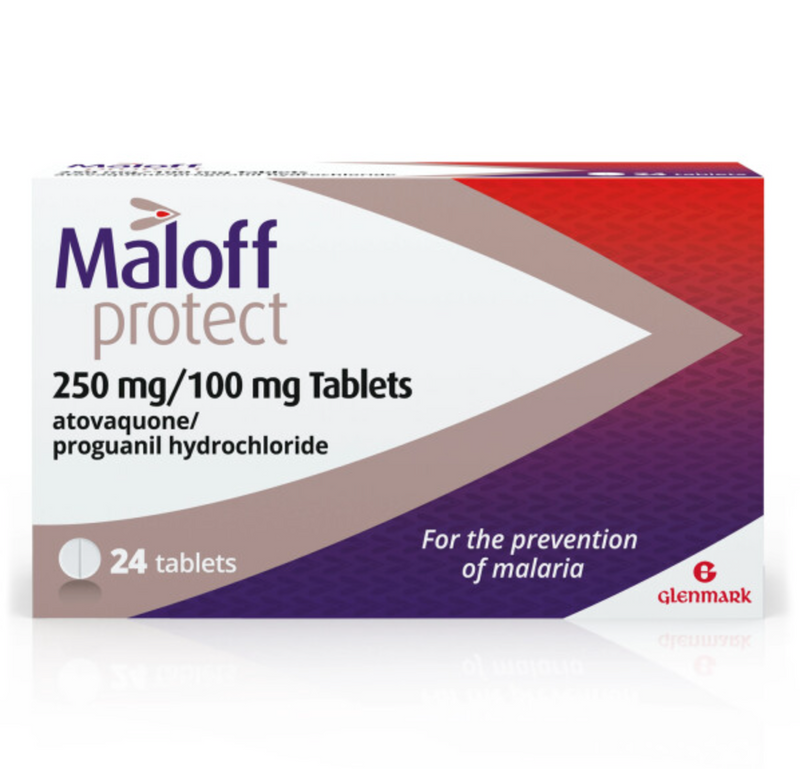 Maloff Protect - Anti-Malaria Tablets 250mg / 100mg 24 Tablets (P ...