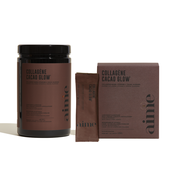 Aime - Collagen Cacao Glow Supplement 417g – The French Pharmacy