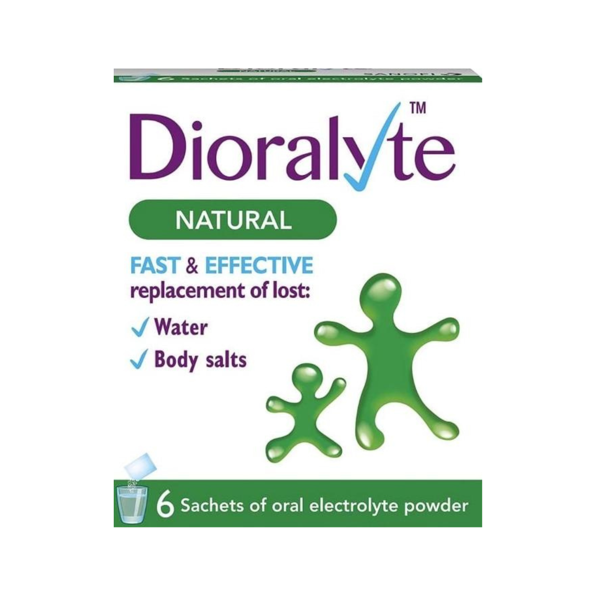 Dioralyte - Natural Powder 6 Sachets – The French Pharmacy