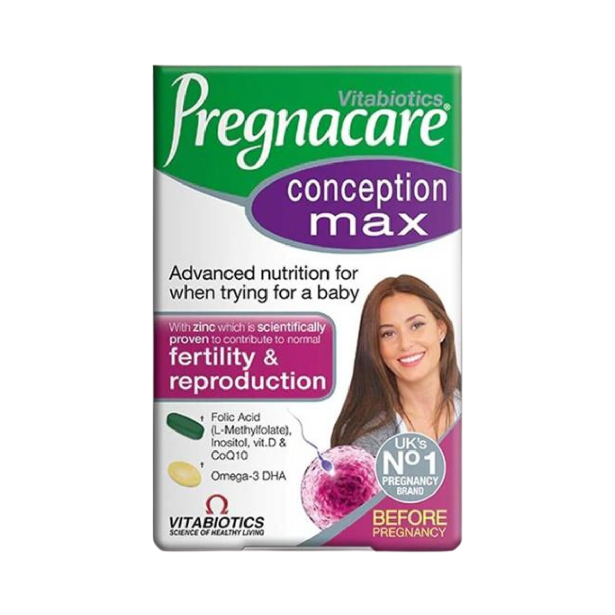 Vitabiotics - Pregnacare Conception Max 84 Tabs/Caps – The French Pharmacy