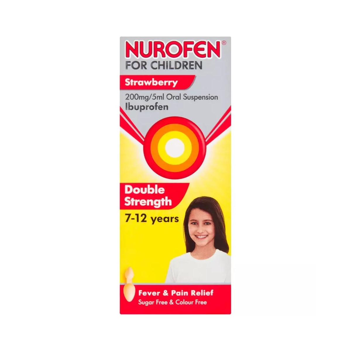 Nurofen - For Children 7-12 Years Strawberry 100ml (P) – The French ...