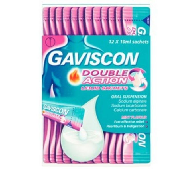 Gaviscon - Double Action Liquid Sachets 10ml 12x – The French Pharmacy