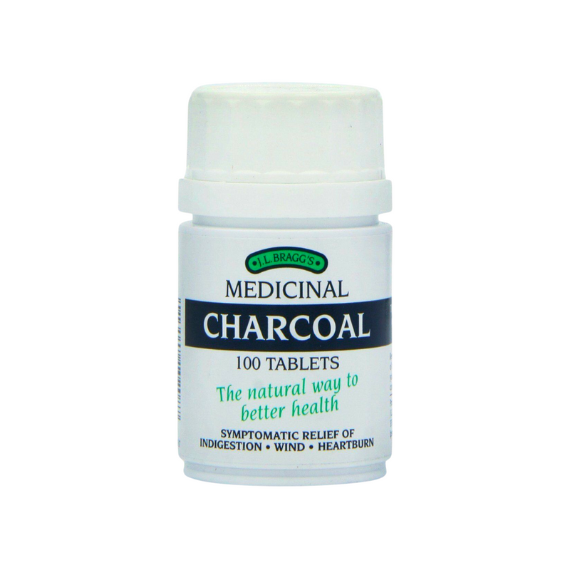 J.L Bragg - Medicinal Charcoal 100 Tablets – The French Pharmacy