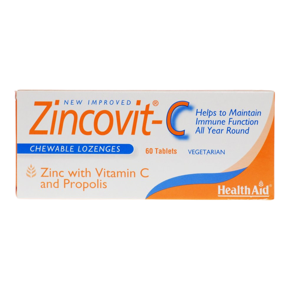 HealthAid - Zincovit-C 60 Chewable Lozenges – The French Pharmacy