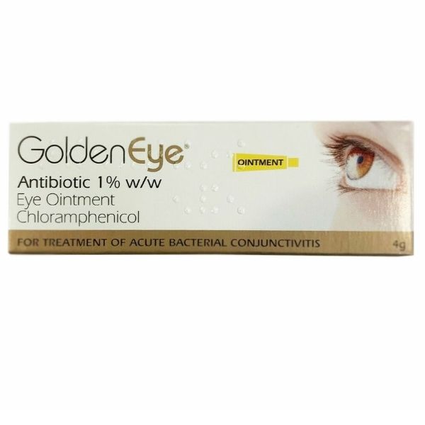 Golden Eye - Chloramphenicol Eye Ointment 4g (P) – The French Pharmacy